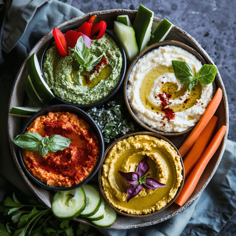 Best Homemade Hummus (3 Ways!) - The Spice Girl Kitchen