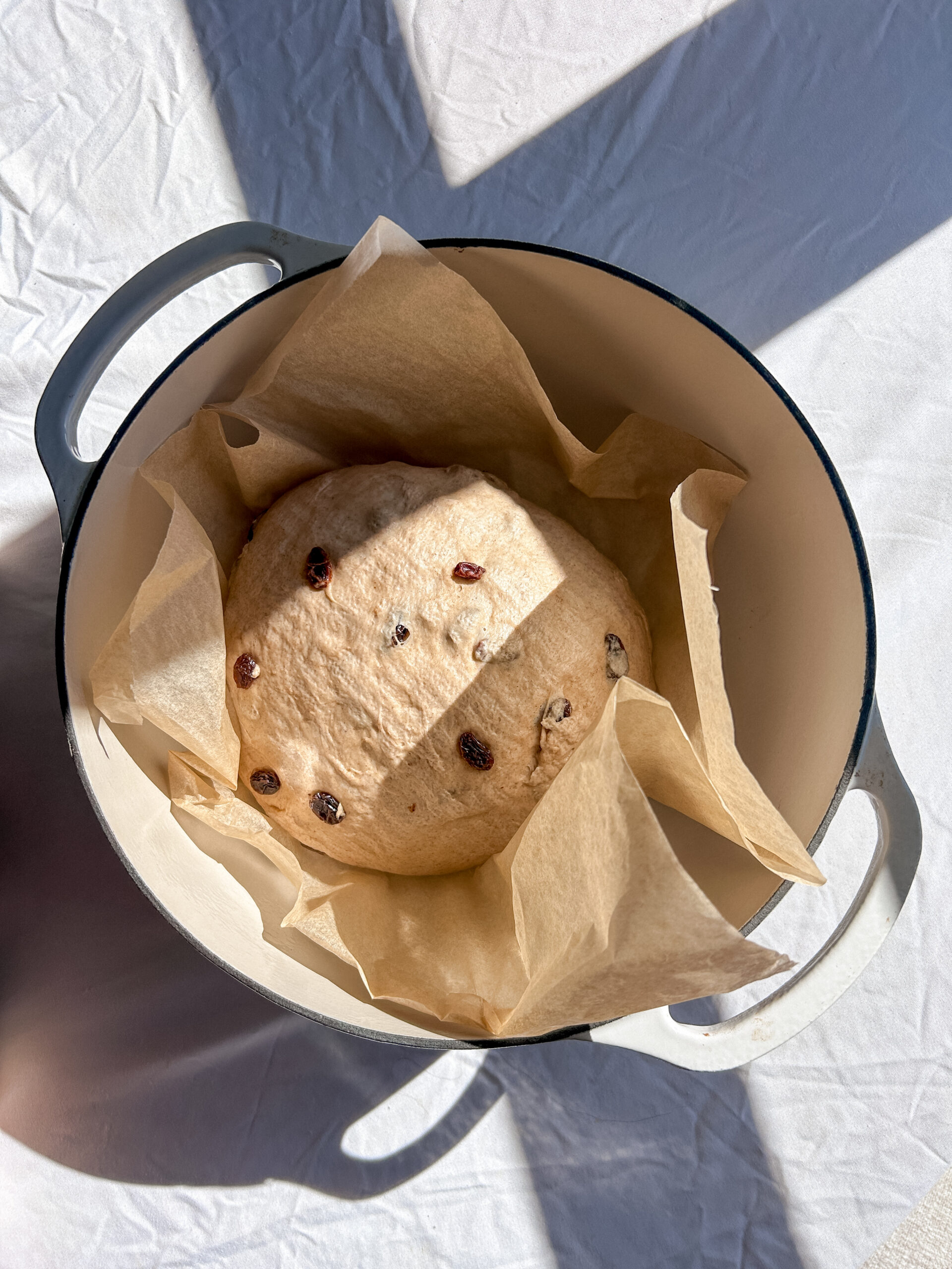 Homemade Cinnamon Raisin Bread Recipe (Dutch Oven) - The Spice Girl Kitchen