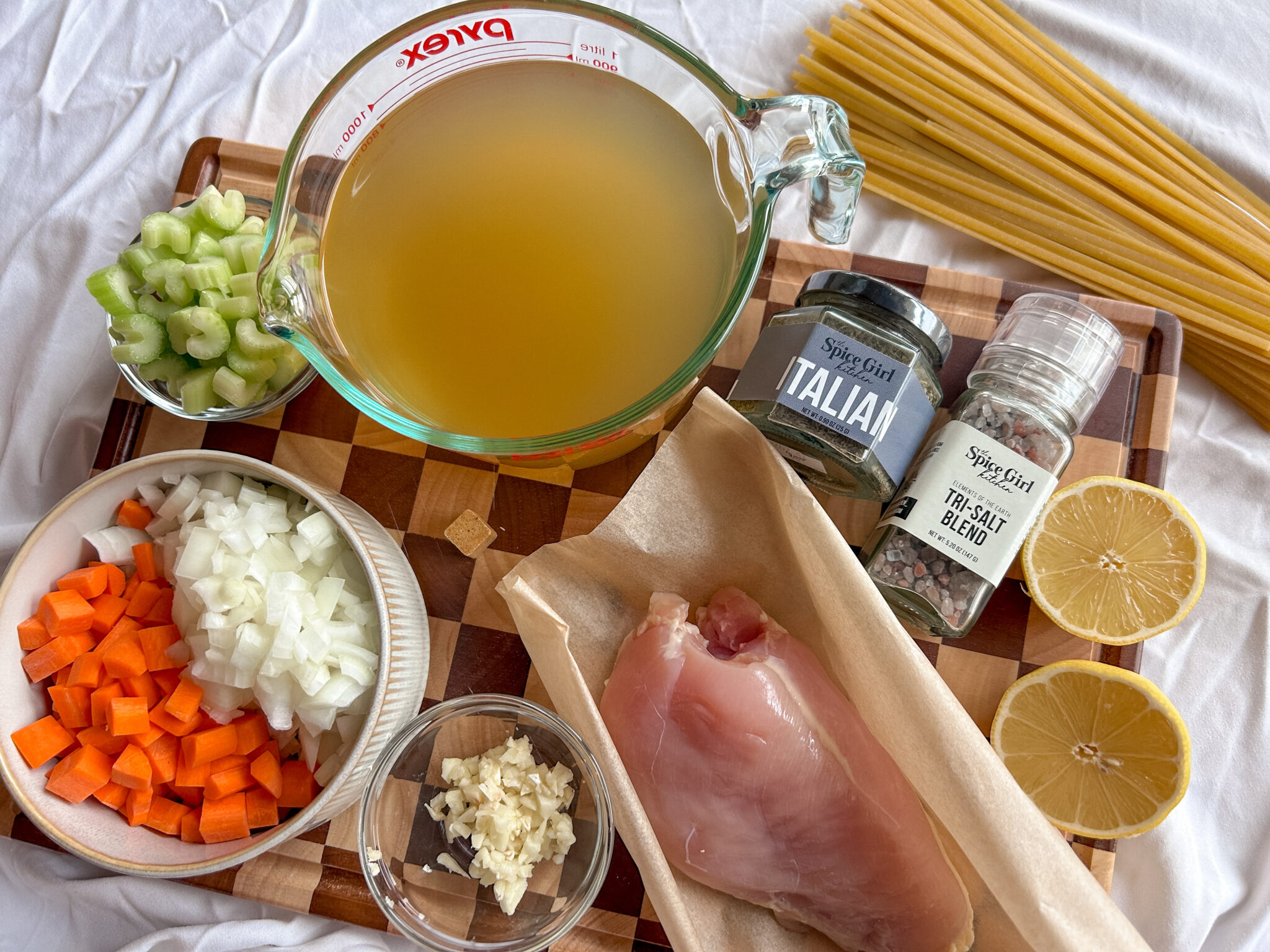 Stove Top Chicken Noodle Soup - The Spice Girl Kitchen